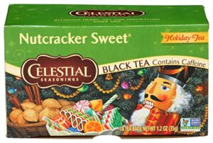 celestial seasonings black tea, nutcracker sweet, 18 count