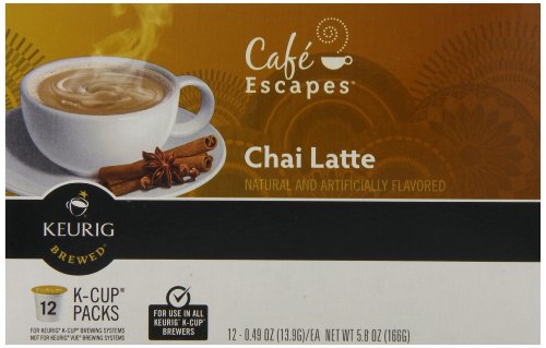 Green Mountain Chai Latte, 12-Count K-Cups