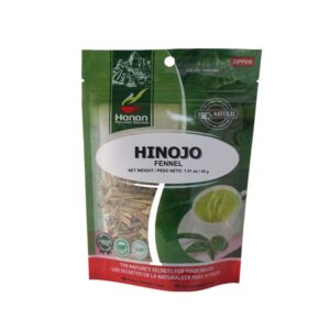 hanan peruvian secrets hinojo| 100% natural fennel|1.41oz / 40g | naturally aids in fighting stomach discomfort and seasonal allergies| promotes healthy cholesteral levels