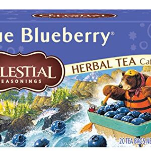 Celestial Seasonings Herbal Tea, True Blueberry, 20 Count