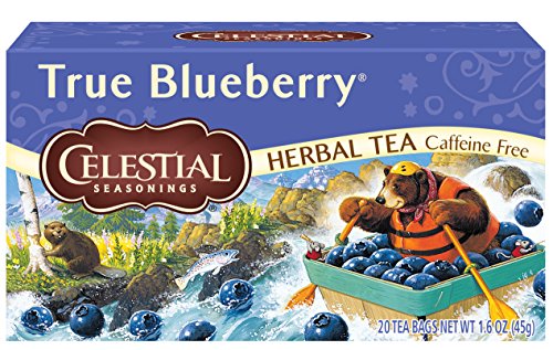 Celestial Seasonings Herbal Tea, True Blueberry, 20 Count