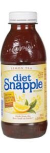 snapple diet lemon tea, 20-ounce bottles (pack of 24)