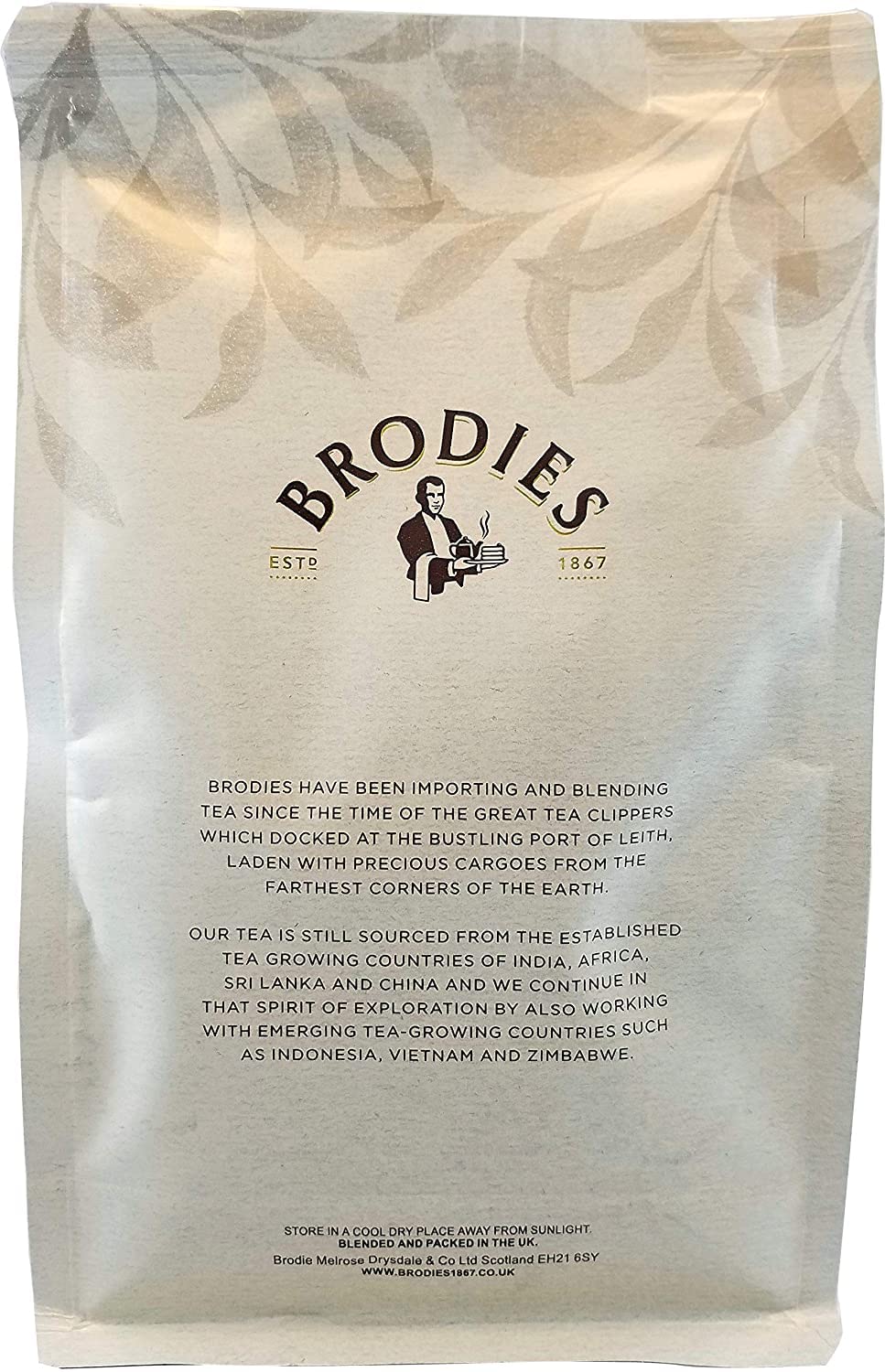 Brodies Tea, Scottish Breakfast Tea, 7.1 Ounce Bag of Loose Leaf Black Tea Imported from Scotland