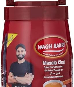 Wagh Bakri Masala Tea Spiced Tea Leaves in Export Pack,250 grams / 8.825 oz