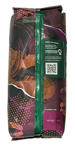 Starbucks Decaf Whole Bean Coffee, Espresso, Dark Roast, 16 Ounce Bags, 2/Pack (32 Ounces Total)