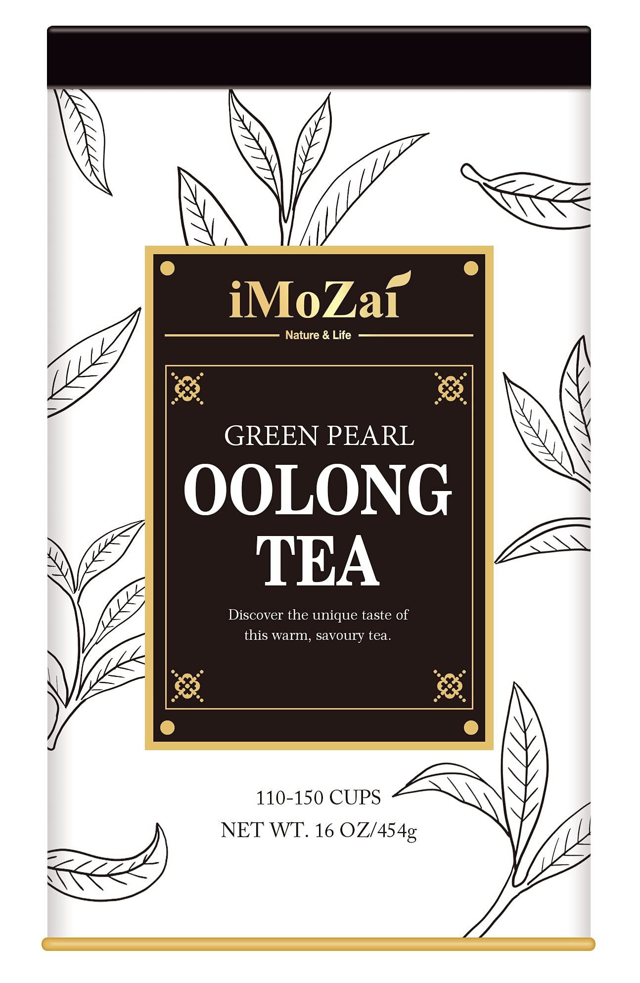 Oolong Tea Loose Leaf-16 Ounce-100% Natural Tea-Oolong Tea Leaves-110-150 Cups Servings By Imozai