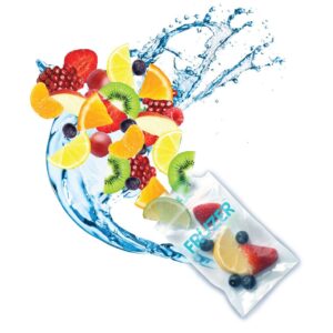 FRUZER Mini Disposable Fruit Infuser Bags, Clear, 50Ct Mini