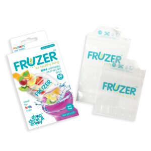 FRUZER Mini Disposable Fruit Infuser Bags, Clear, 50Ct Mini