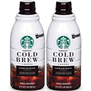 starbucks coffee cold brew concentrate 2 bottles of 32 fl oz net wt 64 fl oz,, ()