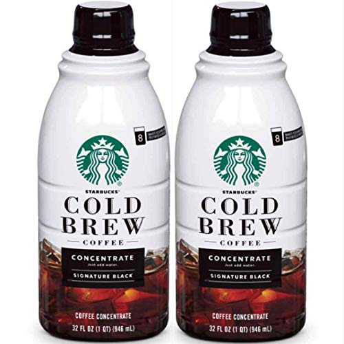 Starbucks Coffee Cold Brew Concentrate 2 Bottles Of 32 Fl Oz Net Wt 64 Fl Oz,, ()