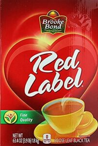 brook bond red label fine quality loose leaf black tea (63.4 oz / 1800 g)