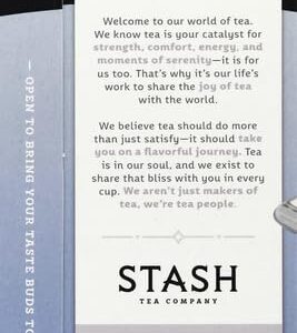 Stash Tea Earl Grey Black Tea, 20 Count Tea Bags Individually Wrapped in Foil, Black Tea with Citrus-y Bergamot, Premium Black Tea, Full Caffeine, Drink Hot or Iced