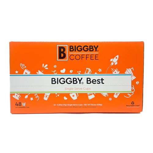 BIGGBY Best Medium Roast, 48 Count Single Serve Coffee