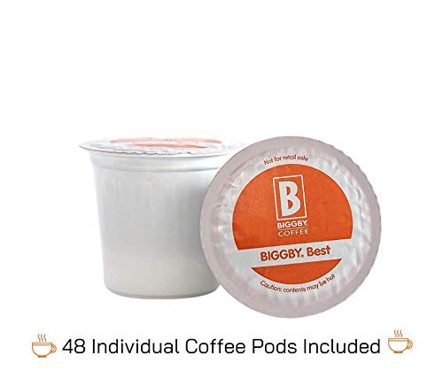 BIGGBY Best Medium Roast, 48 Count Single Serve Coffee