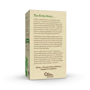 Alvita Organic Spearmint Herbal Tea - Made with Premium Quality Organic Spearmint Leaves, A Delicate Mint Flavor and Aroma, 24 Tea Bags