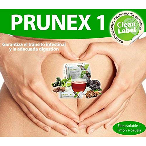 FuXion Prunex 1 Tea Instant Drink Mix - Colon Cleanse Detox for Optimal Intestinal Transit - 1 Pouch of 28 Sticks