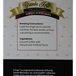 Grande Kaffe Jamaican Me Crazy Flavored Ground Coffee, 18 Single Serve Cups