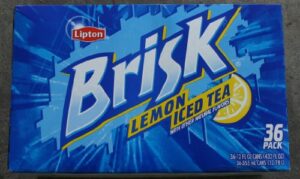 brisk lemon iced tea with other natural flavors (36 pack - 12 oz each)