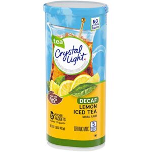 Crystal Light Decaffeinated Lemon Iced Tea Drink Mix (6 Pitcher Packets)