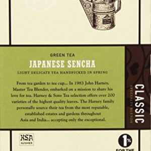 Harney & Sons Green Tea, Japanese Sencha, 20 Count (Pack of 1)