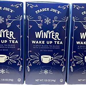 Trader Joe's Winter Wake Up Tea 20 Count (Pack of 3)