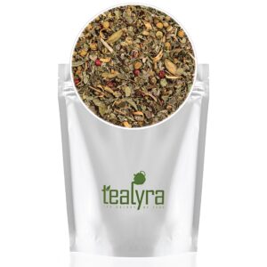 Tealyra - Tranquil Dream - Chamomile Honeybush Lavender - Calming - Relaxing - Herbal Loose Leaf Tea - Caffeine-Free - All Natural - 110g (4-ounce)