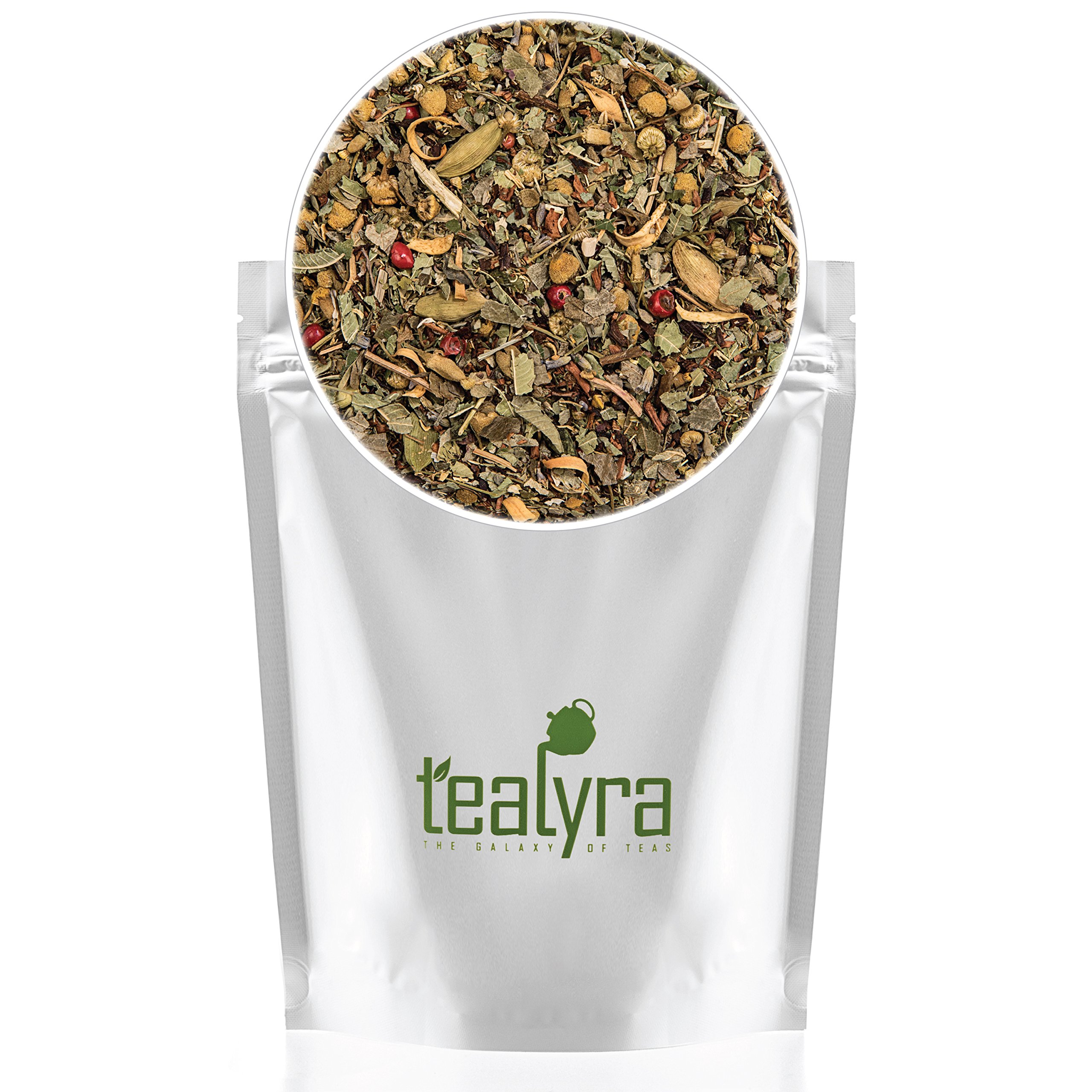 Tealyra - Tranquil Dream - Chamomile Honeybush Lavender - Calming - Relaxing - Herbal Loose Leaf Tea - Caffeine-Free - All Natural - 110g (4-ounce)