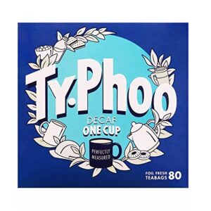 typhoo typhoo decaffeinated, 80 ct