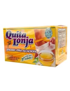 te de quita lonja tea jegibre + piña 30 bags (accion xtreme) baja panza