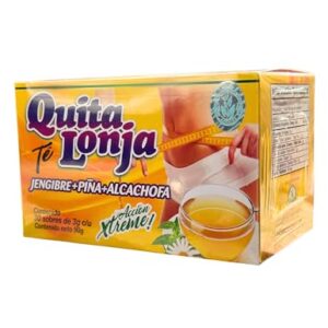 TE DE QUITA LONJA TEA Jegibre + Piña 30 Bags (Accion Xtreme) BAJA PANZA