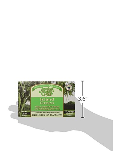 Island Green Pyramid Teabags, 12 Count