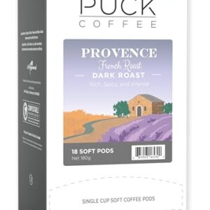 Wolfgang Puck Coffee, Provence French Roast Gram Coffee, 9.5 Gram Pods, 18 Count