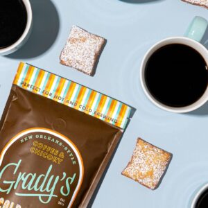 GRADY’S Cold Brew Coffee | Coarse Ground Coffee - Medium Dark Roast | New Orleans Style Coffee Perfect for Hot or Cold Brew Coffee | 1 LB Coarse Grounds