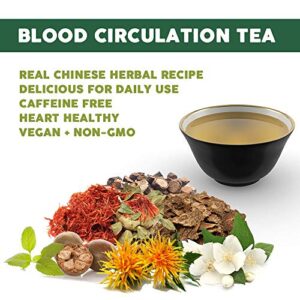 BRAVO TEAS&HERBS Blood Circulation Herbal Tea, Caffeine Free, 20 Count