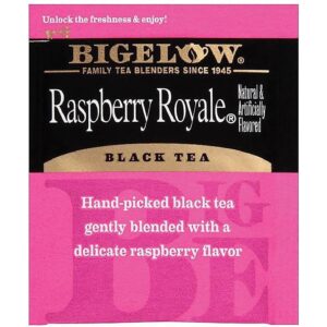 Bigelow 003401 Raspberry Black Tea, Raspberry, 0.34 lbs, 28/Box