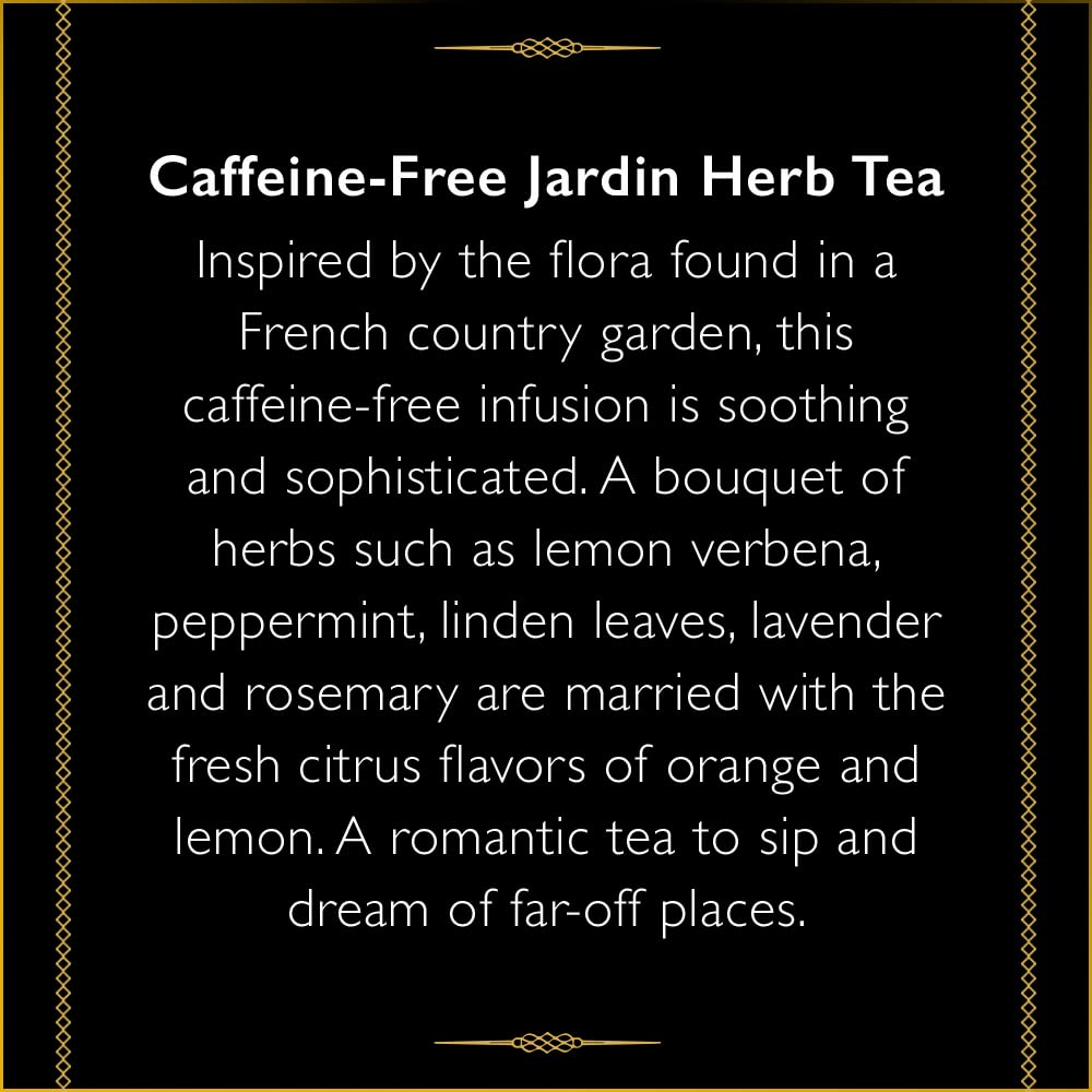 The Republic of Tea – Downton Abbey Violet and Mary Tea – Caffeine-Free Jardin Herb, 36 Tea Bags