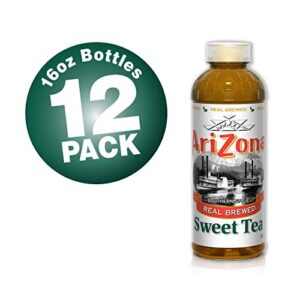 Arizona Premium Brewed Southern Style Sweet Tea, 16 Fl Oz (Pack of 12)