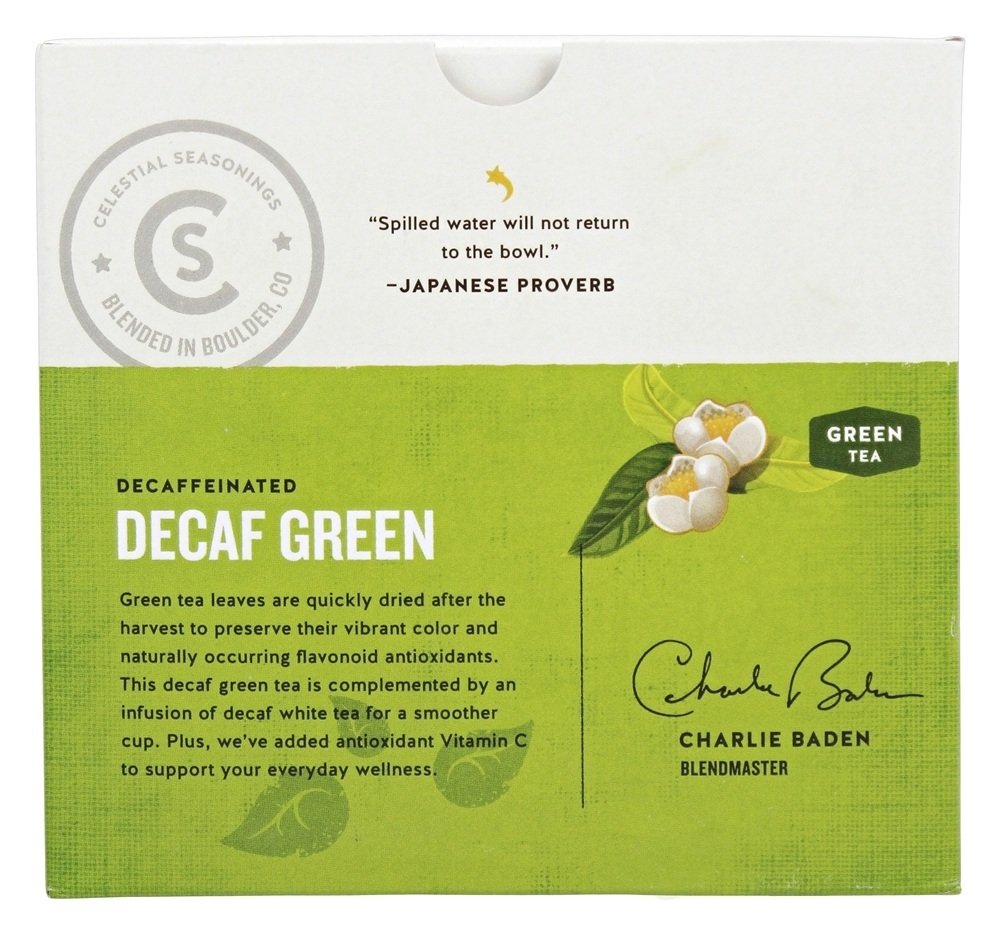 Celestial Seasonings Decaf Green Tea Bags - 40 ct