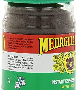 Medaglia D'Oro Instant Espresso Coffee 2 Ounce (Pack 2) by Medaglia D'Oro