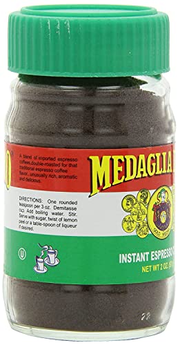 Medaglia D'Oro Instant Espresso Coffee 2 Ounce (Pack 2) by Medaglia D'Oro