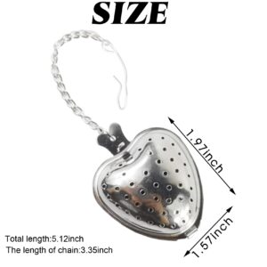 ROYHOO 15PCS Stainless Steel Tea Ball 1.5 Inch Tea Infuser Strainers Tea Strainer Filters Tea Interval Diffuser for Tea