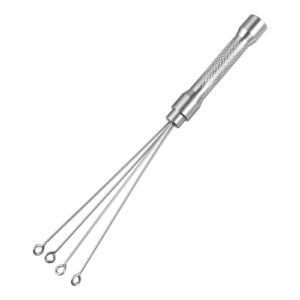 espresso coffee stirrer, matow stainless steel mini whisk for espresso stirring distribution – professional coffee powder stirring tool