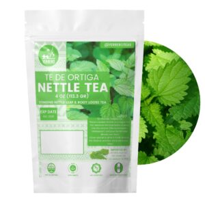 Yerbero - Stinging Nettle Leaf & Root Loose Tea 4oz (113 gr) | Urtica Dioica | Makes 30+ Cups | Wildcrafted, Stand Up Resealable Bag | Crafted By Nature100% All Natural, non-GMO, Gluten-free.