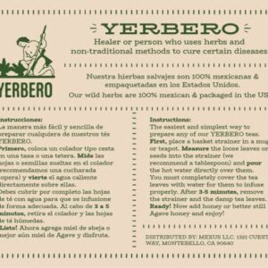 Yerbero - Te de Arnica 3.5 oz (100gr) Herbal Tea (Arnica Flowers Dried). Stand Up Resealable Bag Crafted By Nature100% All Natural Fresh Tea