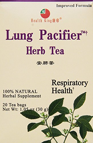 Health King Medicinal Teas Lung Pacifier Herb Tea Bags, 20 Count