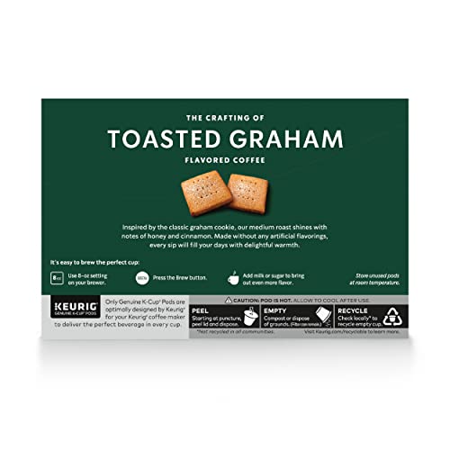 Starbucks Toasted Graham Keurig Pods, Light Roast Coffee - (10 Single Serve K-Cups)