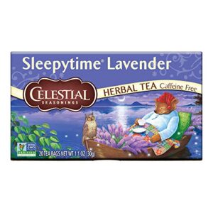 celestial seasonings, tea herbal sleepytime lavender, 20 count