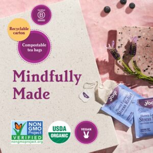 Yogi Tea - Relaxed Mind (6 Pack) - Supports Tranquility - Calming Tea with Gotu Kola and Lavender - Caffeine Free - 96 Organic Herbal Tea Bags