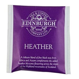 Edinburgh Tea and Coffee Company Scottish Heather Infused Black Tea, 25 Count Envelope/Tag Teabags