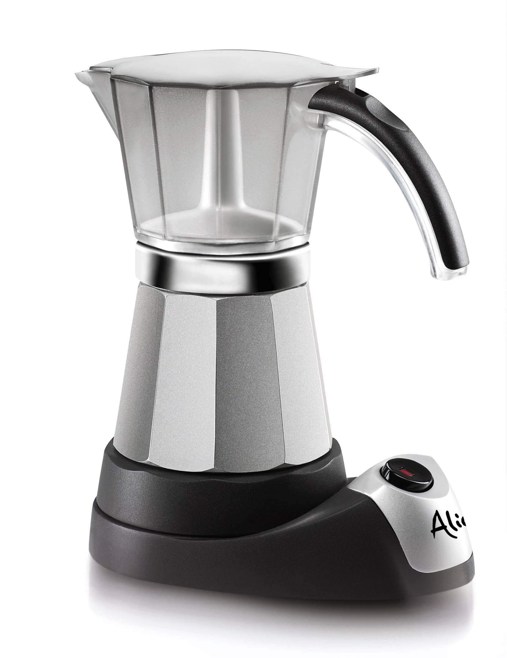 De'Longhi EMK6 for Authentic Italian Espresso, 6 Cups, One Size, Stainless Steel,